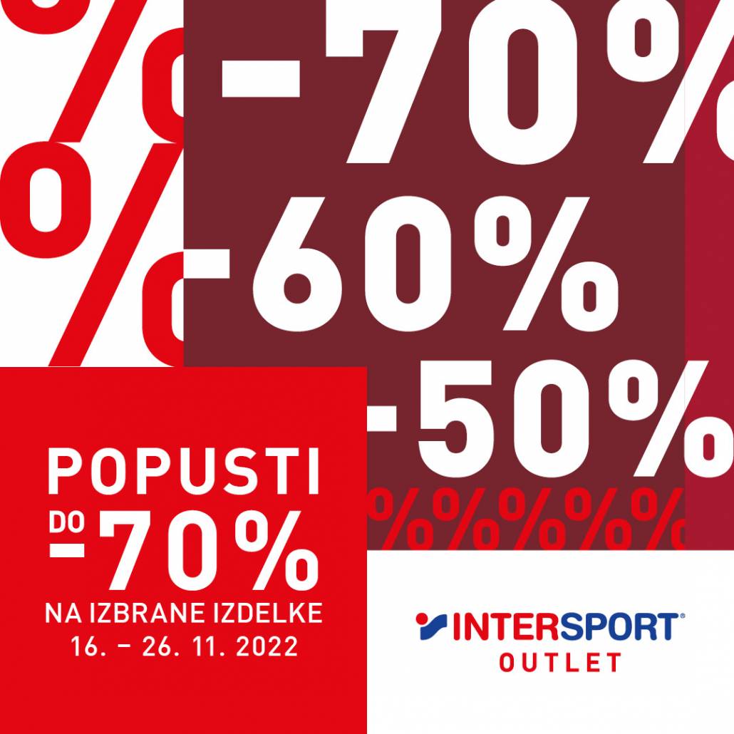 Do 70 % popusta v Intersport Outlet Ljubljana BTC in Maribor Pobrežje ...
